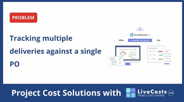 How To Track Multiple Deliveries Against A Single Purchase Order